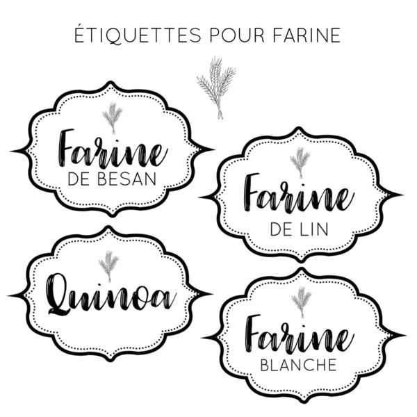 102 Étiquettes Alimentaires #simple - Natacha Créative